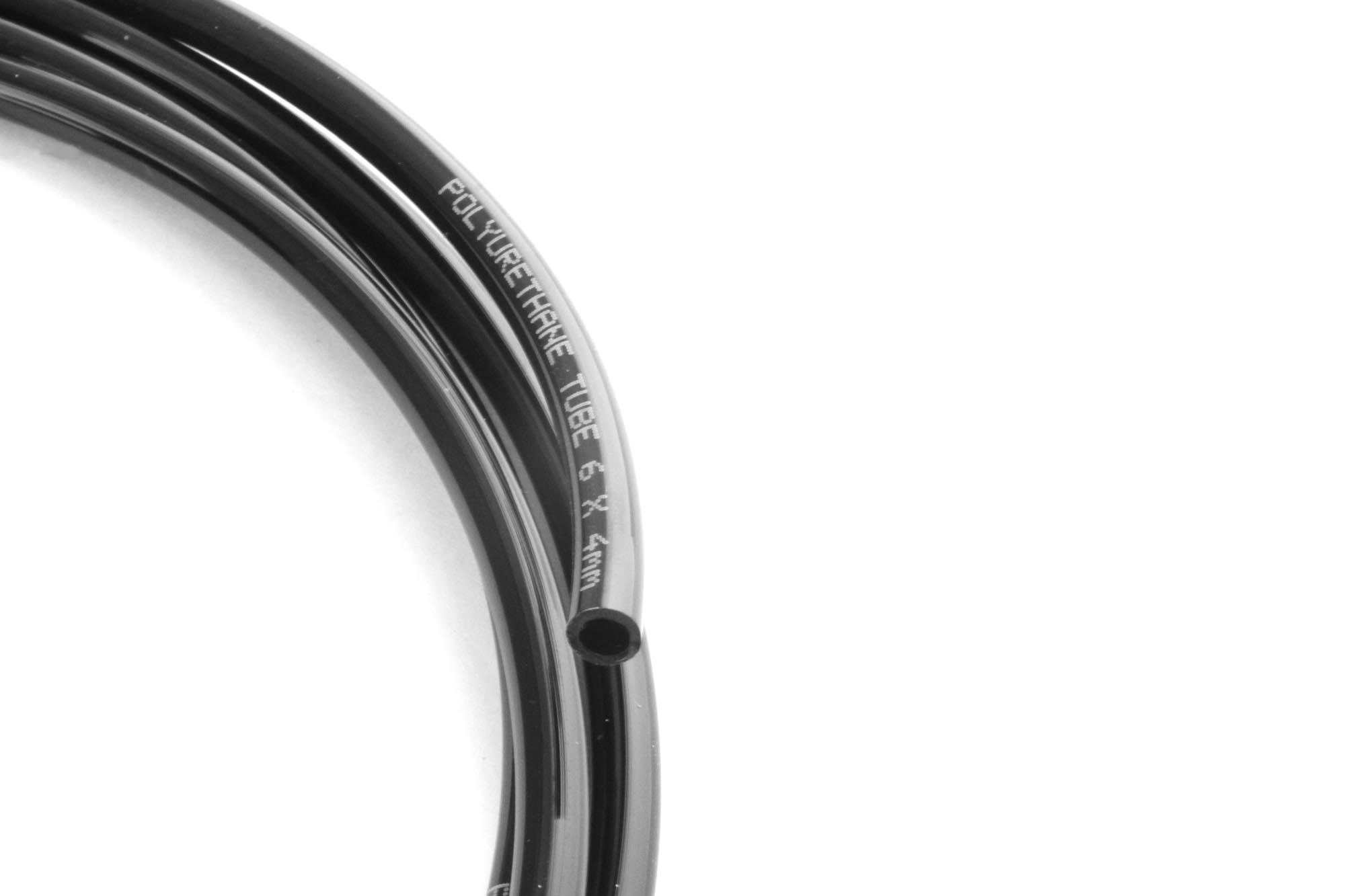 4 / 6mm Svart Polyuretan CO2-resistent Slang | CO2 Supermarket